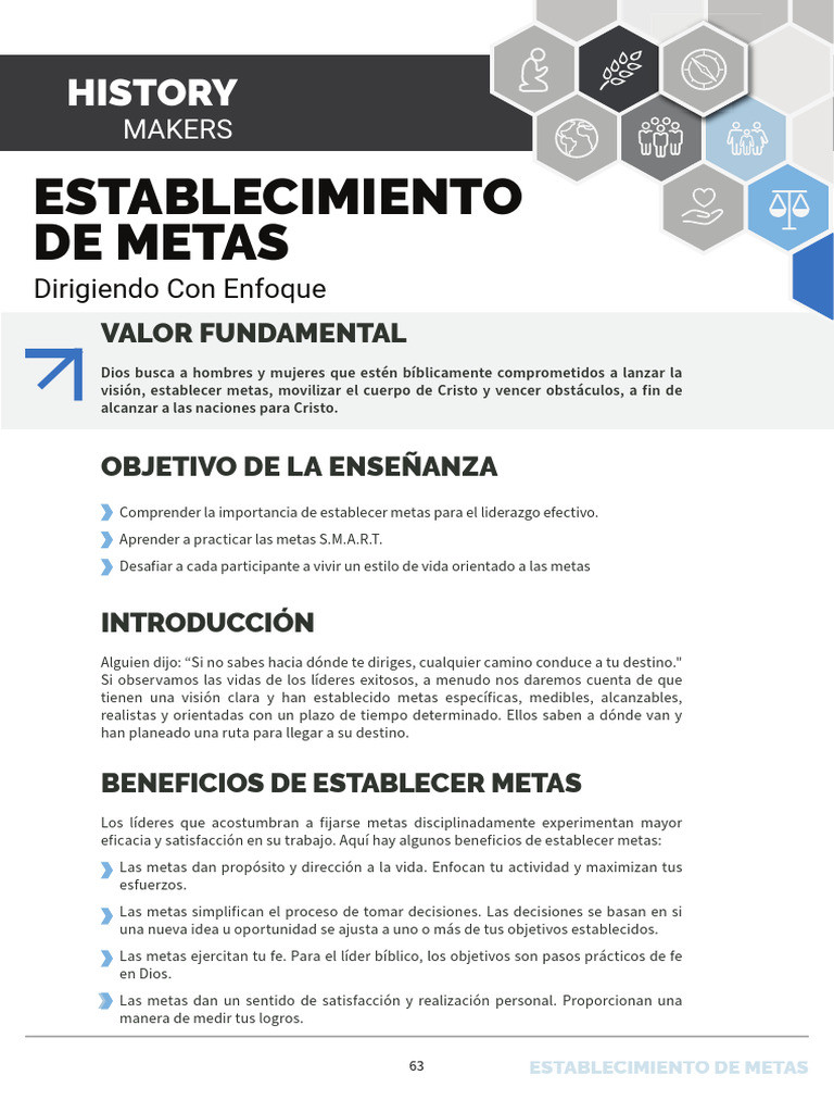 09_Establecimiento de Metas_Módulo 1_RVR_BL_05.04.23 | PDF | Pablo el ...