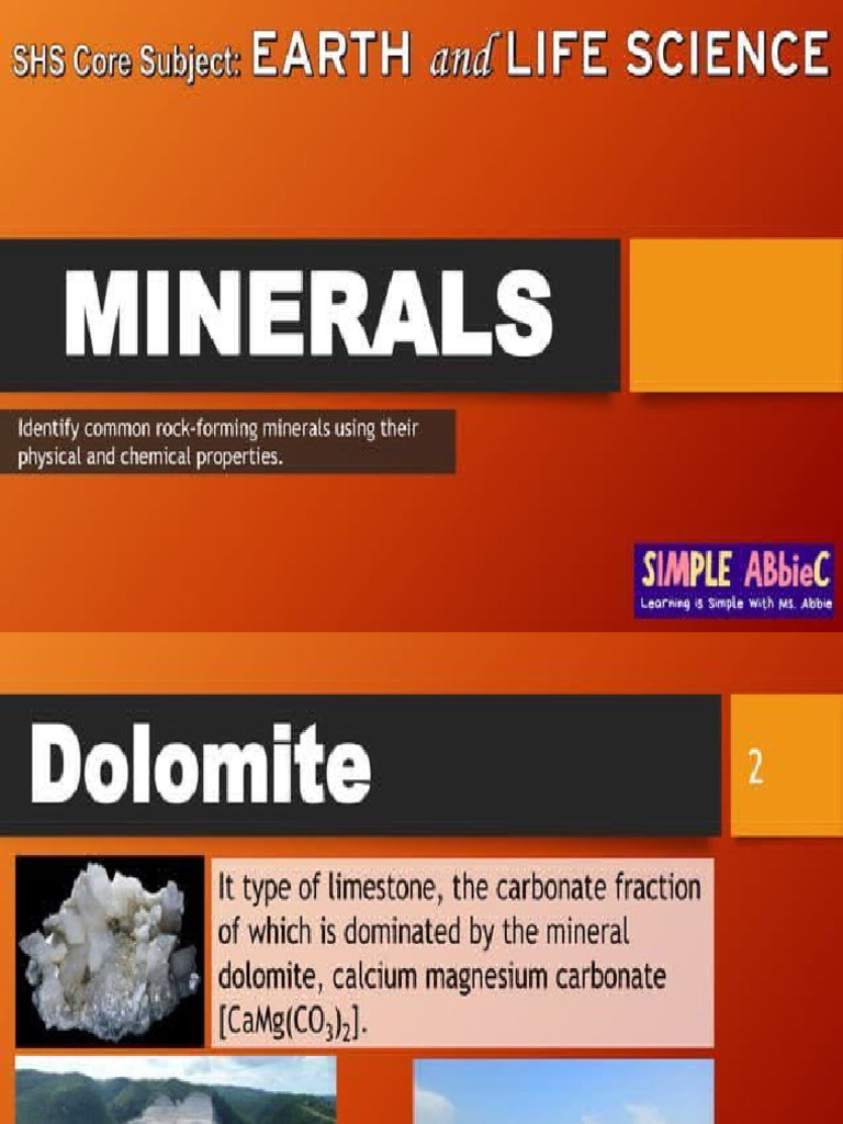 Rock Forming Minerals | PDF