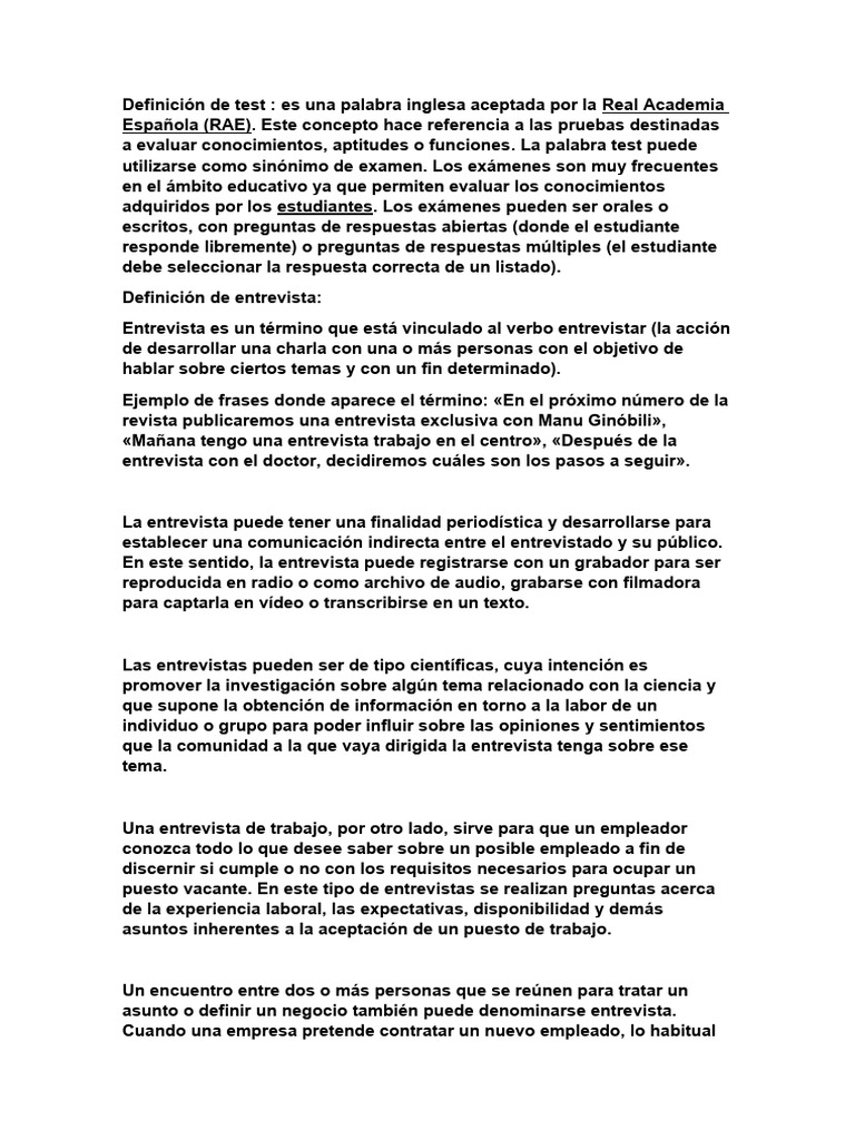 definición | PDF | Información