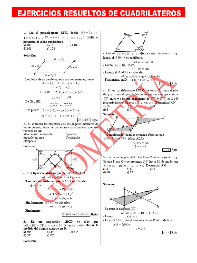 Semi 12 | PDF | Rectángulo | Triángulo