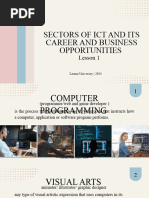 SECTORS OF ICT LESSON 1 TLE 7 WEEK-1-Day-1-2 | PDF | Call Centre ...