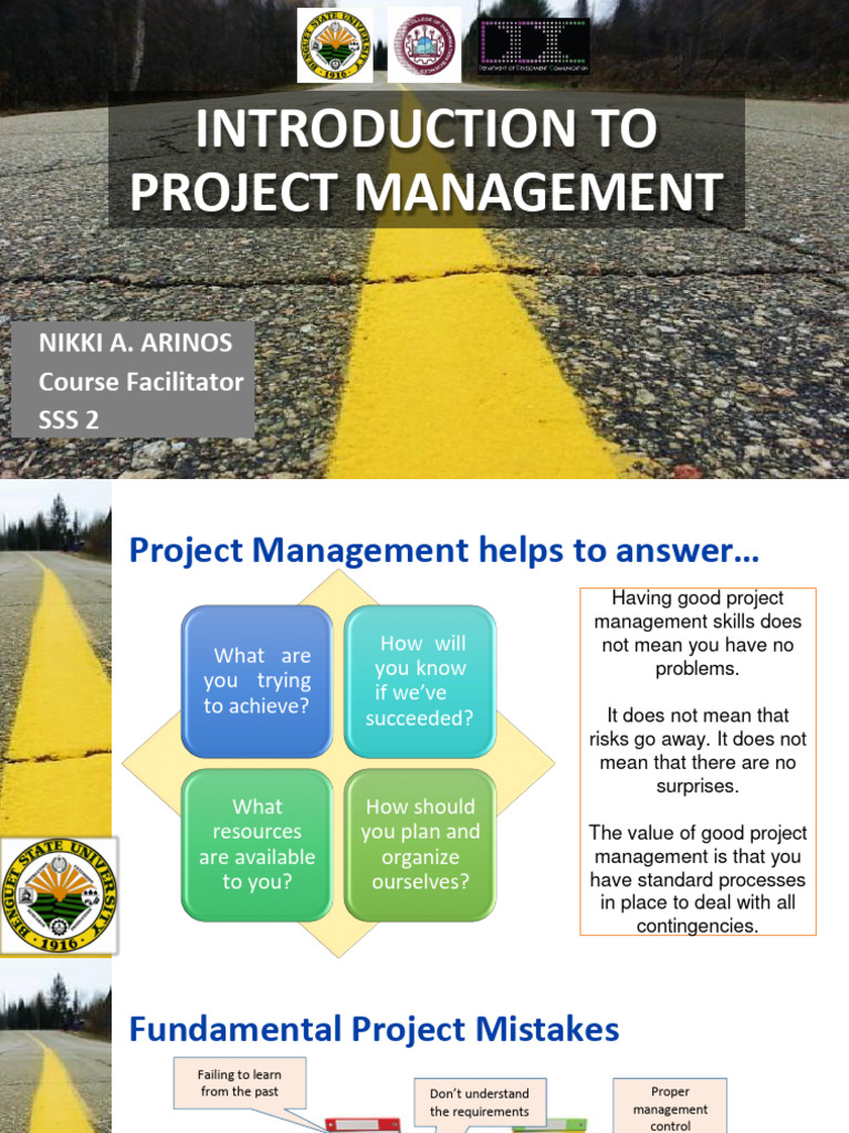 NSTP Introduction To Project Management | PDF | Project Management ...