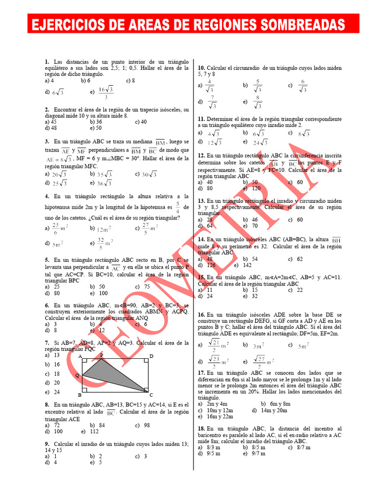 Semi 17 | PDF | Triángulo | Rectángulo