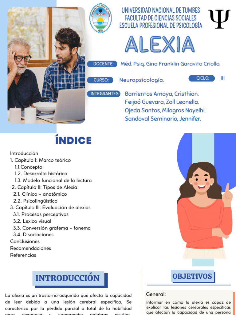 G5 Alexia | PDF | Lóbulo occipital | Hemisferio cerebral