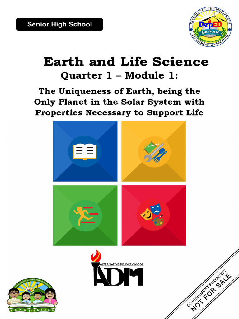 Earth and Life Science Q1 M1 KDoctolero | PDF | Earth | Atmosphere