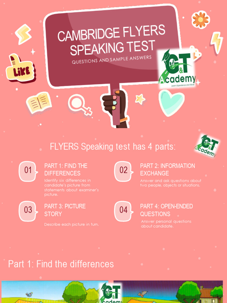 Flyers Speaking Test Gandt New | PDF
