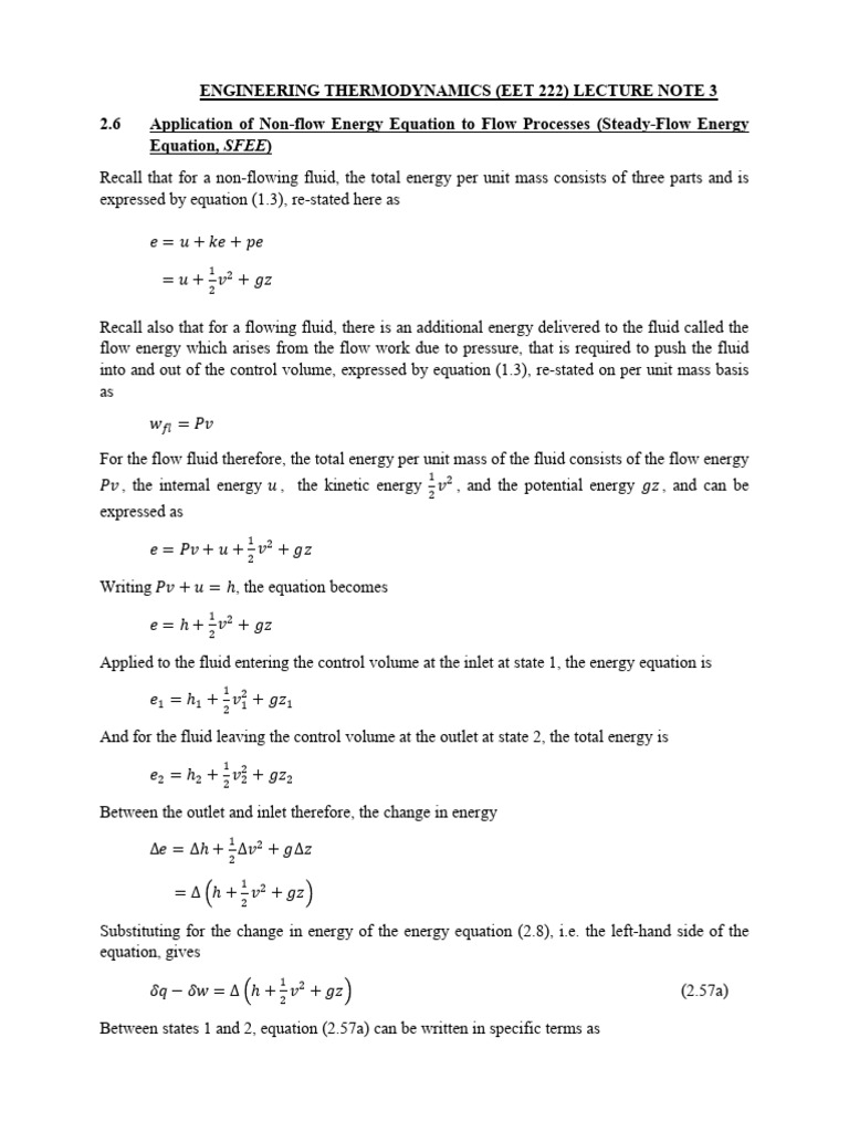 New Handout - Note - 3 | PDF | Heat | Temperature