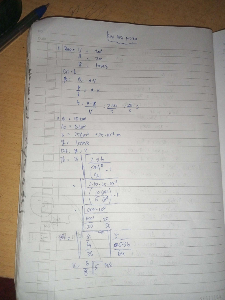 PR Fisika Matthew Kevin | PDF