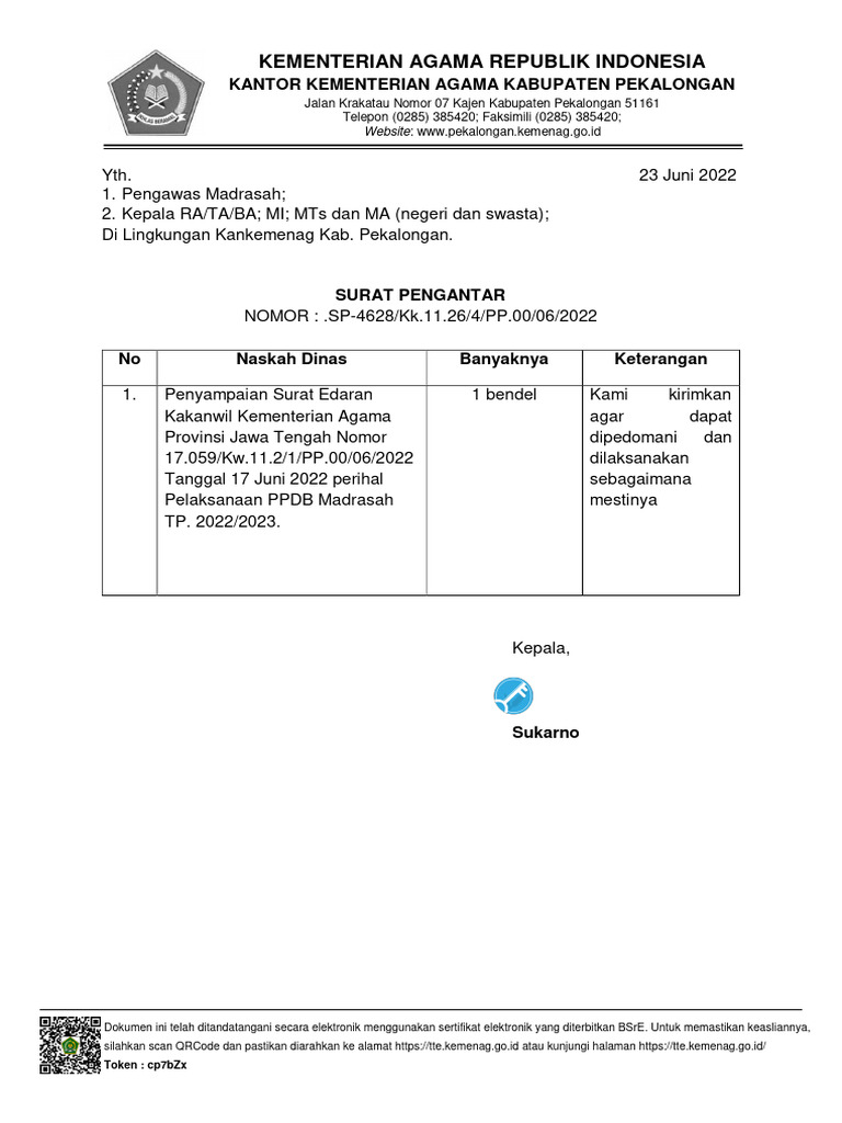 Edaran Aturan PPDB TP 2022-2023 | PDF