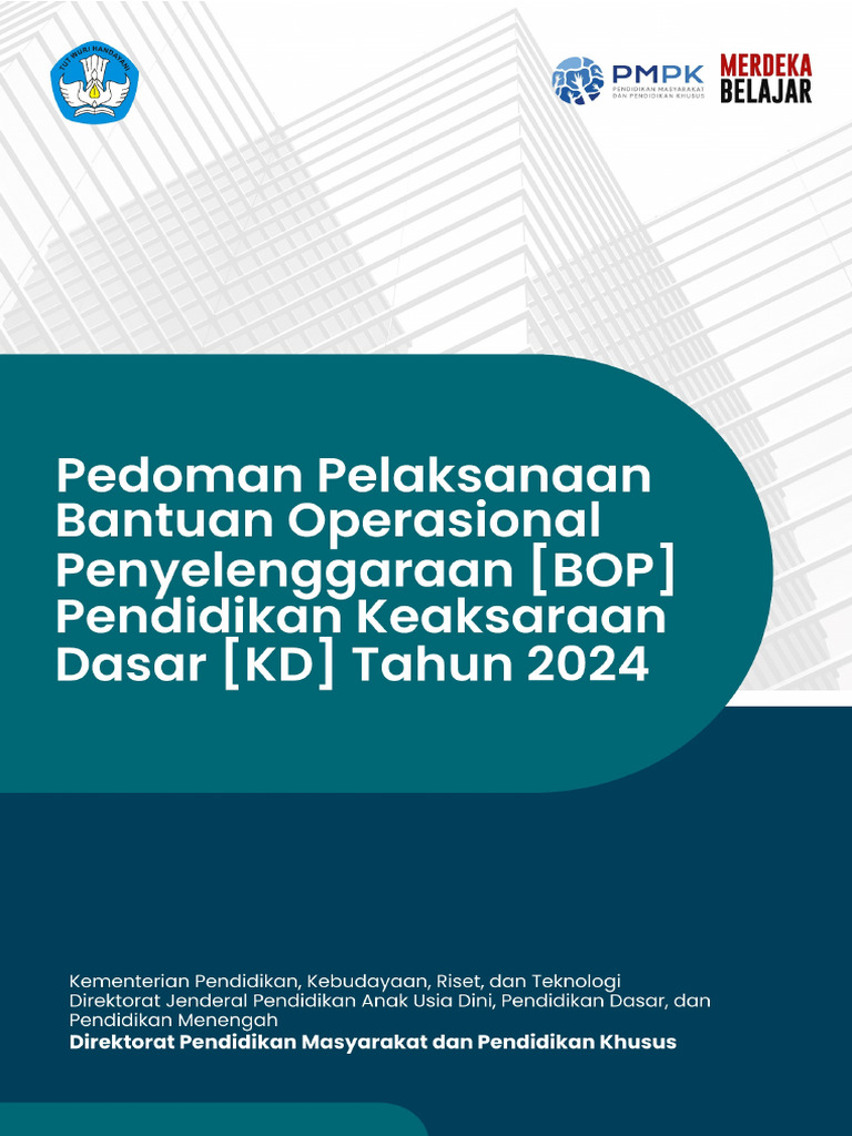 ACC - Pedoman Pelaksanaan BOP KD 2024 - OK | PDF