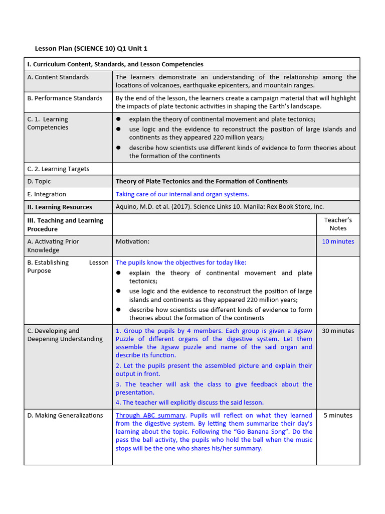 Plate Tectonics | PDF | Plate Tectonics | Learning