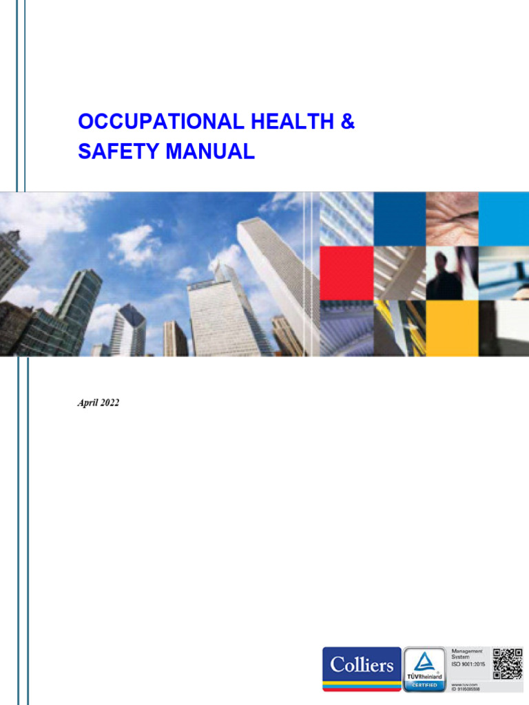 Occupational Health & Safety Manual | PDF | Occupational Safety And ...