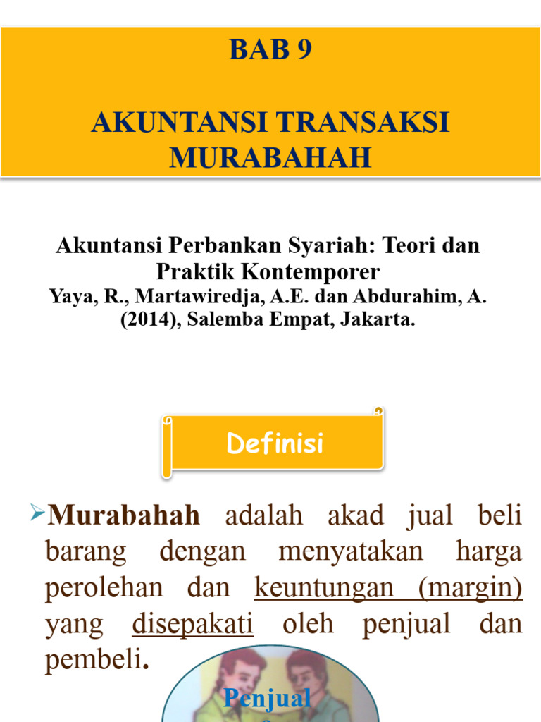 Akuntansi Transaksi Murabahah | PDF