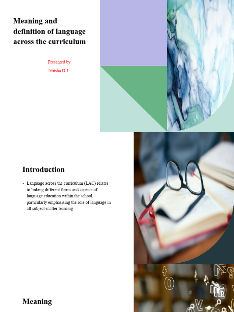 Language Across The Curriculum | PDF | Curriculum | Multilingualism