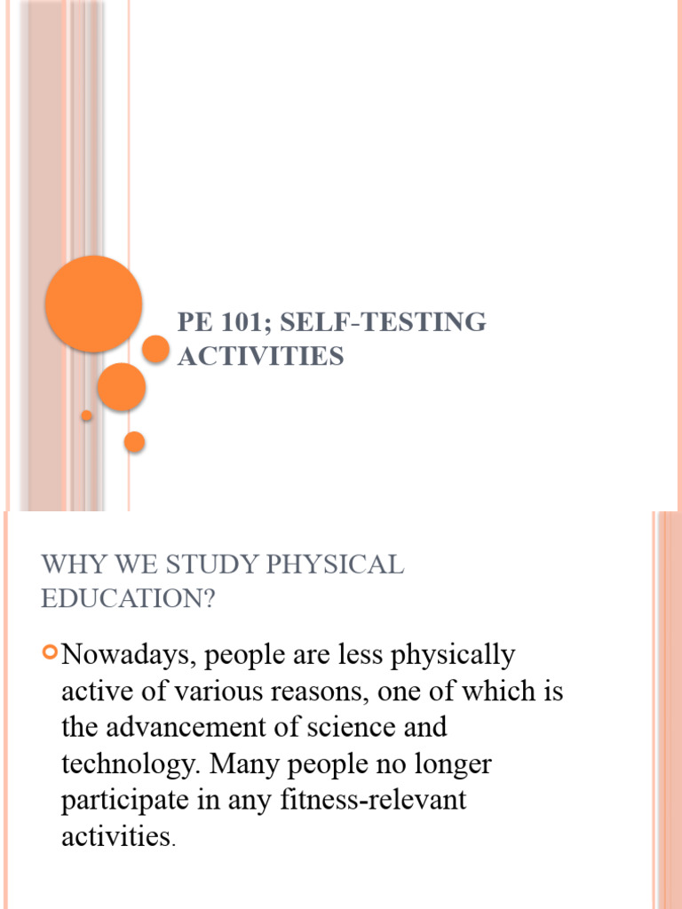 PE 101 | PDF | Physical Education | Knowledge