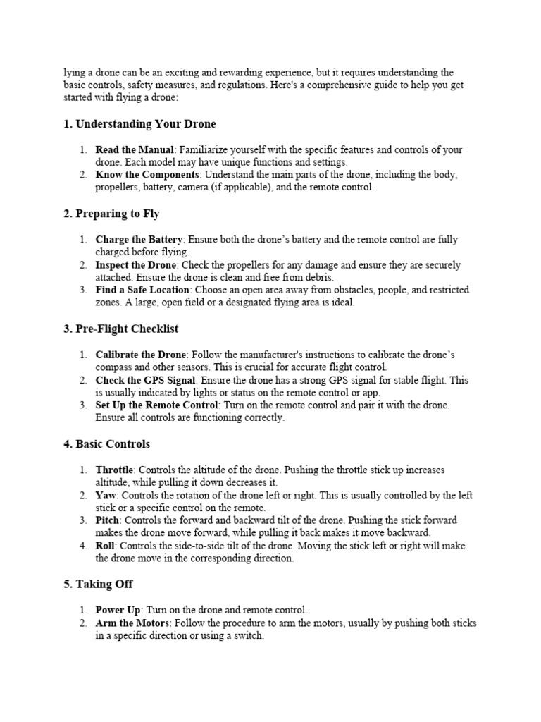 Fly Drone | PDF | Unmanned Aerial Vehicle | Remote Control