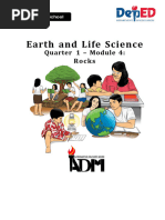 Earth and Life Science: Quarter 1 - Module 4: Rocks | PDF | Rock ...