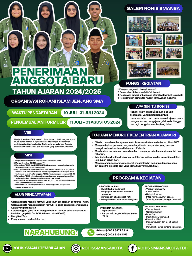 Brosur Rohis (Selebaran (A4) ) - 20240709 - 192113 - 0000 | PDF