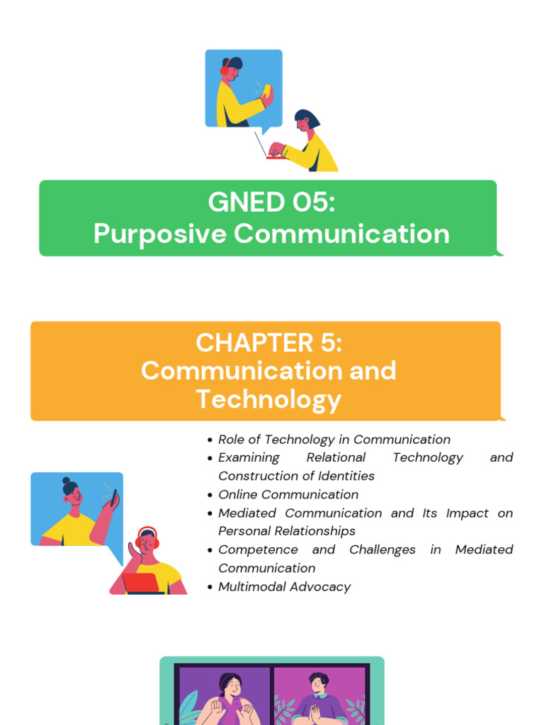 GNED 05 CHAPTER 5 Lesson 1 3 | PDF | Communication | Social Networking ...