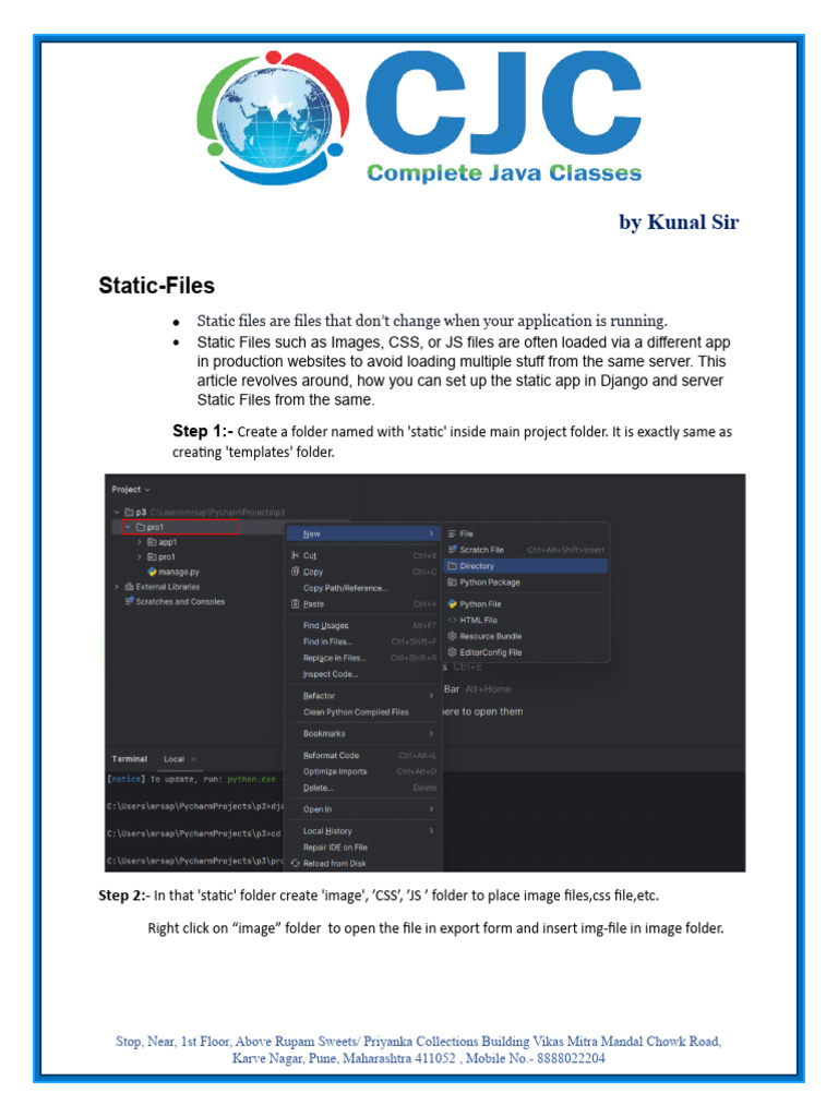 Django Static - Session4 | PDF