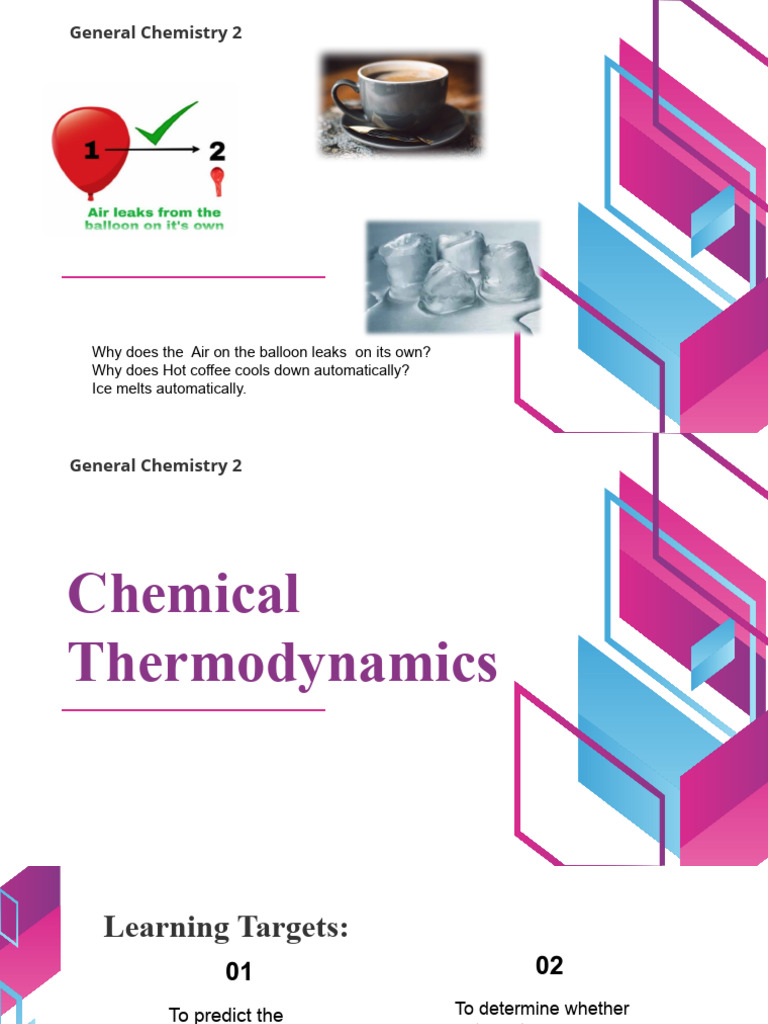 Chemical Thermodynamics | PDF | Gibbs Free Energy | Entropy