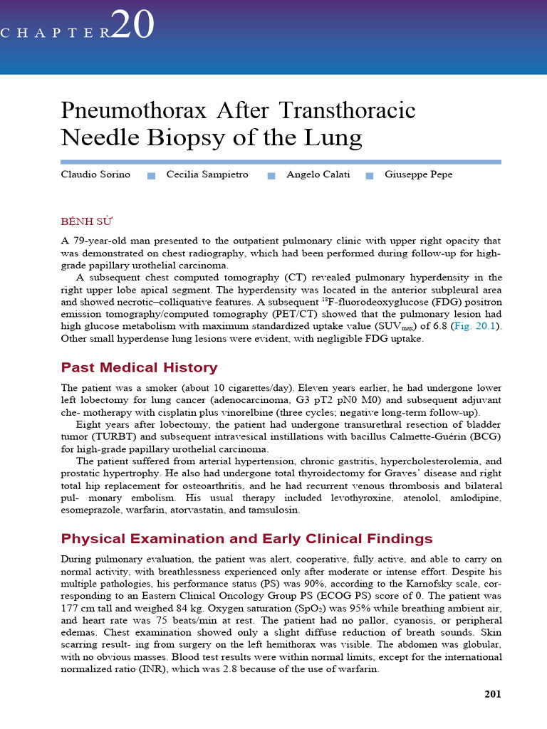 Chapter 20-21 | PDF | Lung Cancer | Medical Specialties