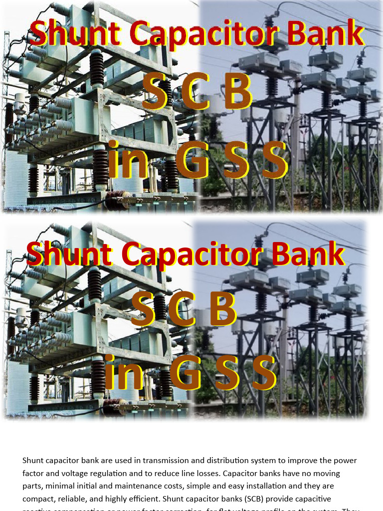Shunt Capacitor Bank Pdf Capacitor Ac Power