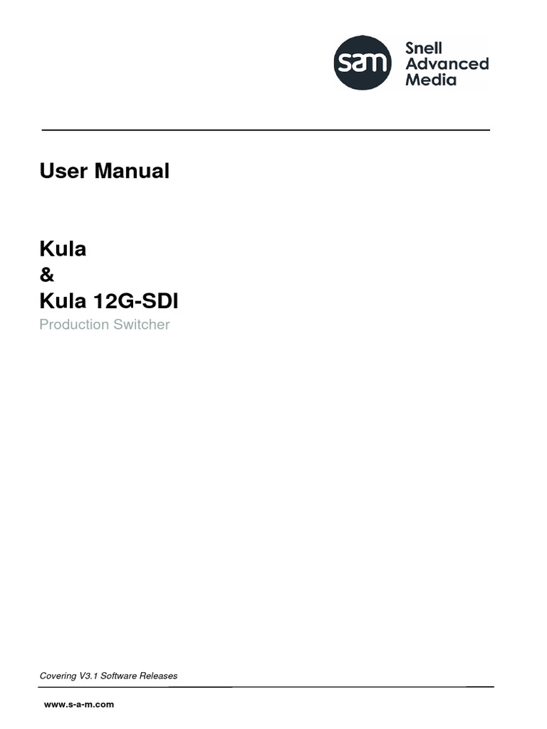 Kula User Instruction Manual Issue 3 Rev 1 | PDF | Menu (Computing) | Power Supply