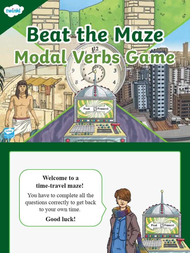 T 1702882063 Esl Beat The Maze Game Modal Verbs Teens b1 - Ver - 2 ...