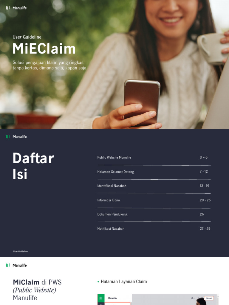 MiEclaim User Guideline (Customer) | PDF