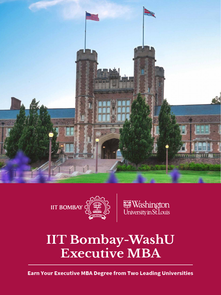 IIT-Bombay_WashU_EMBA_Brochure | PDF | Washington University In St ...