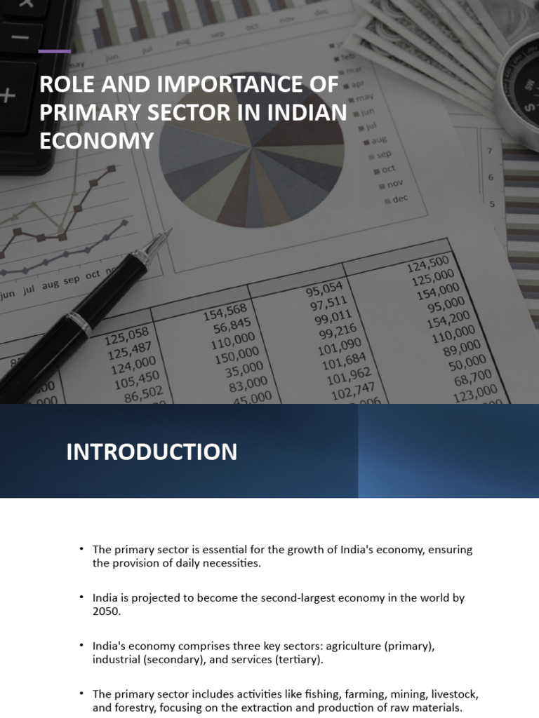 Role of Primary Sector | PDF | Agriculture | Economy Of India