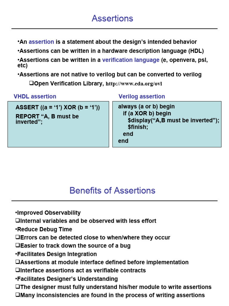 Assert | PDF | Computer Science | Software Engineering