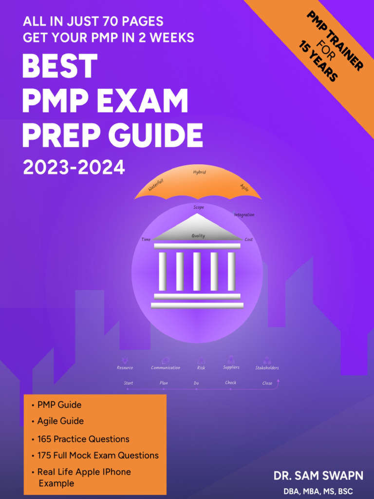 Best PMP Exam Prep Guide 2023 - 2024 Get PMP Certified in 2 Weeks ...
