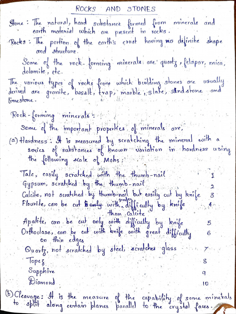 1.stones and Cement | PDF