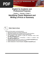 Explicit vs. Implicit Thesis Statements | PDF | Thesis | Communication