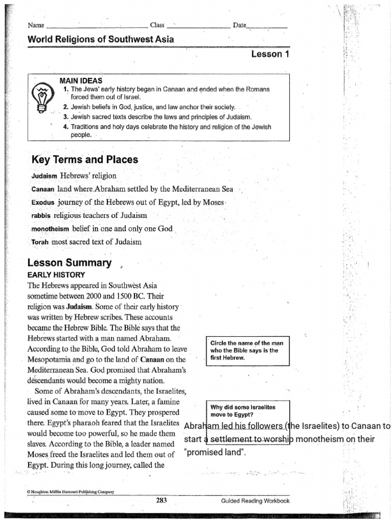 Jewish History and Beliefs Overview | PDF | Israelites | Torah