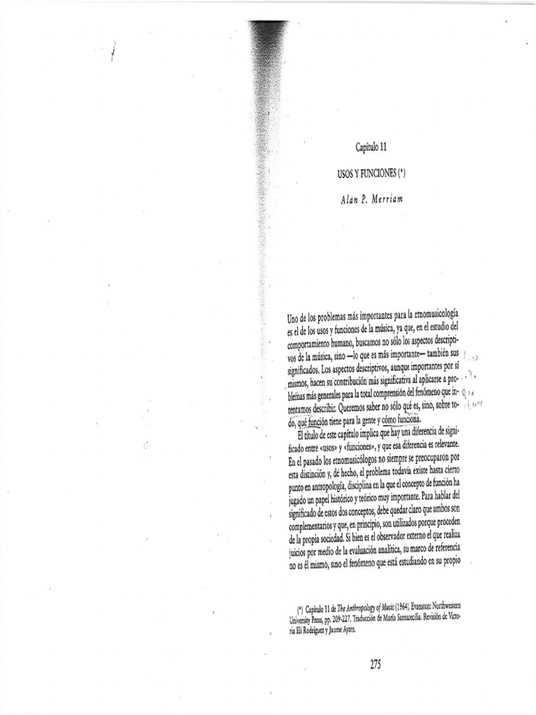 Merrian - Usos y Funciones | PDF