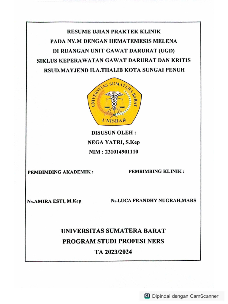 Resume Ujian NEGA YATRI | PDF