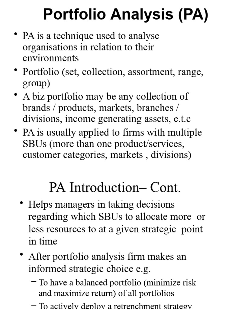 10 Portfolio Analysis PP T | PDF | Modern Portfolio Theory | Business