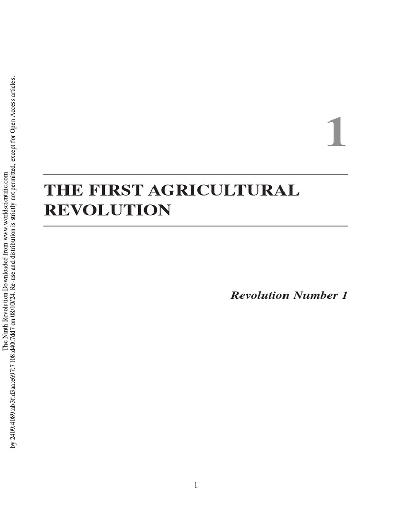 2021 The First Agricultural Revolution | PDF | Agriculture | Hunter ...