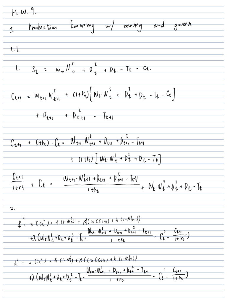 Macro Economic Class Note | PDF