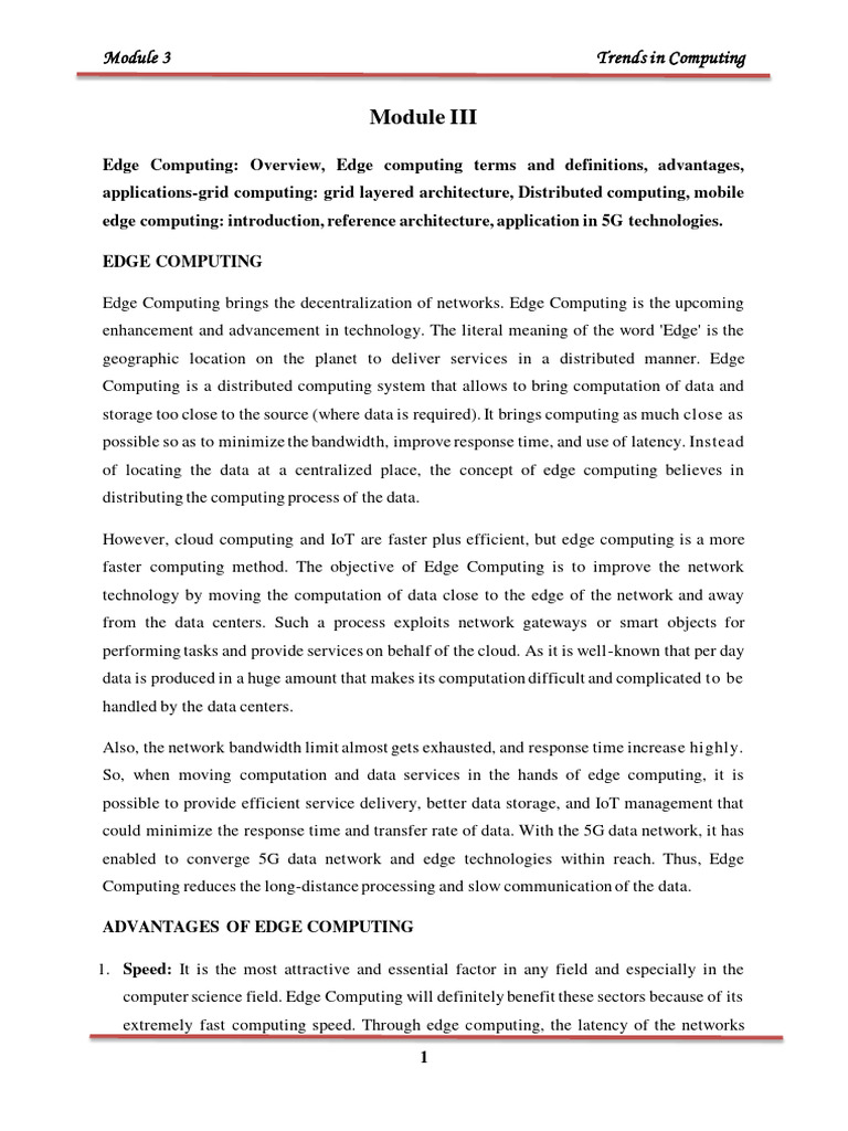 Trends in computing | PDF | Grid Computing | Computer Network