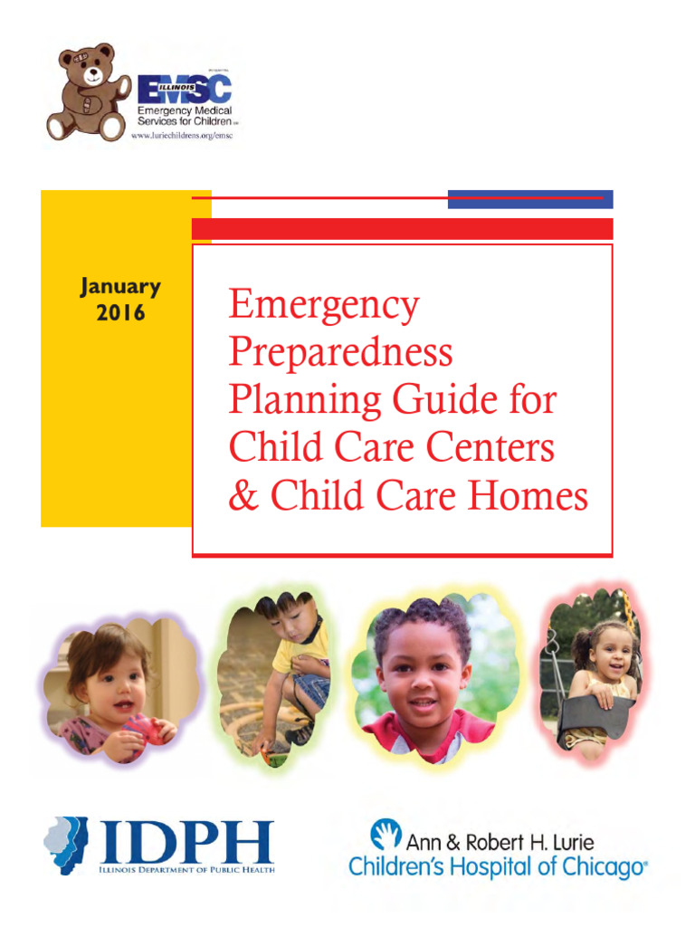 Emergency Preparedness Planning Guide For Child Care Centers & Child ...