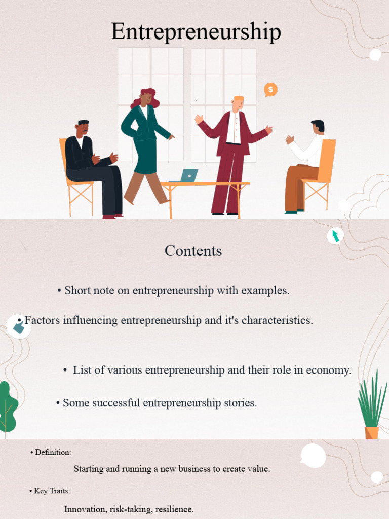 Entrepreneurship PPT - 20240810 - 105533 - 0000 | PDF ...