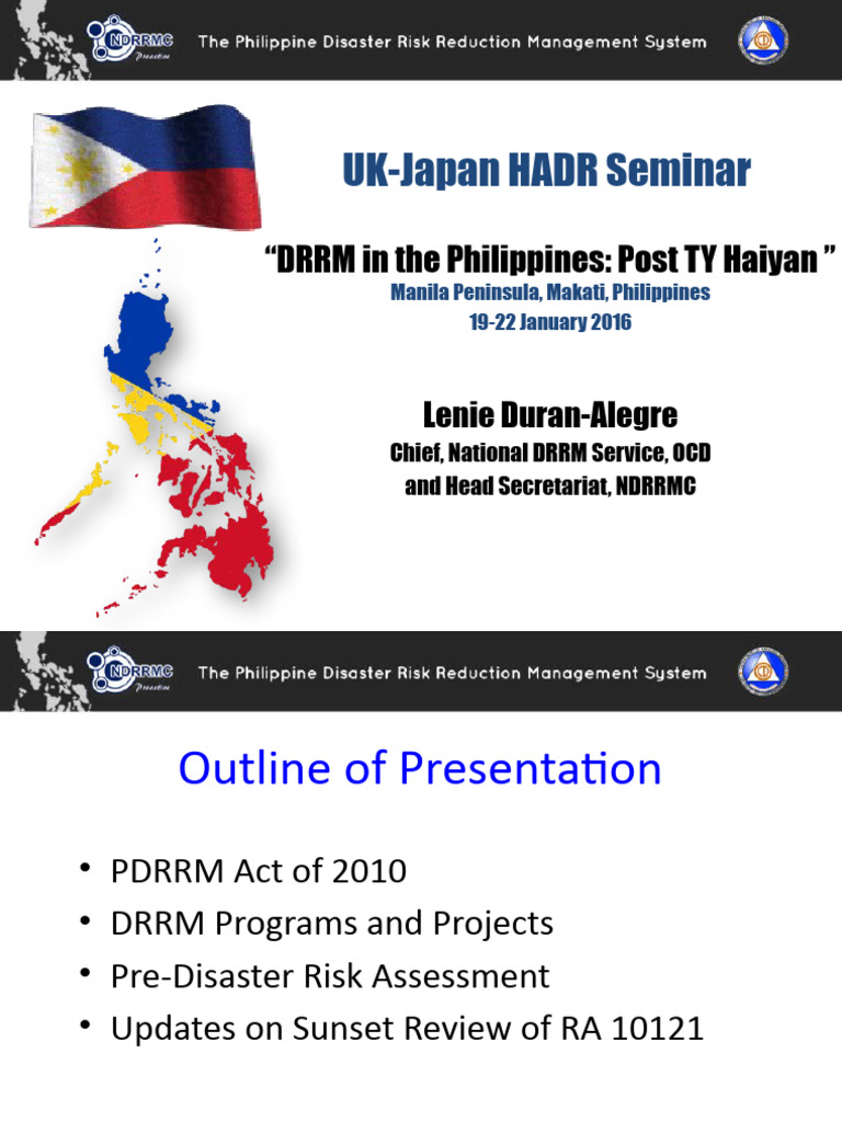 UK-Japan HADR Sem-21Jan2016 | PDF | Disaster Risk Reduction | Emergency ...