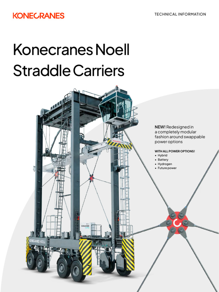 Konecranes Noell Straddle Carrier Overview | PDF | Hybrid Vehicle | Engines