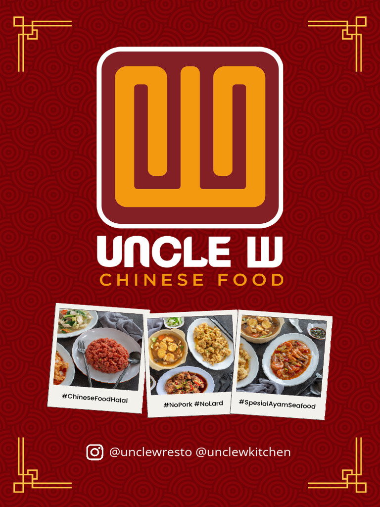 Menu Halal Uncle W Surabaya | PDF | Makanan | Masakan Asia Timur