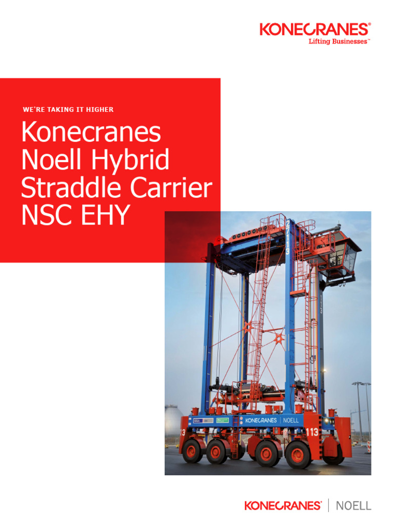 Konecranes_brochure_Noell HYBRID straddle carrier_2020 | PDF | Engines ...