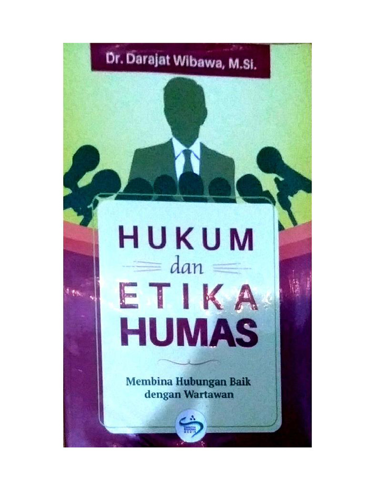 Buku Hukum Dan Etika Humas | PDF